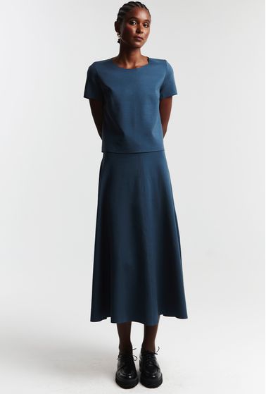 Saia Bruny Midi Com Cinto - MyBasic